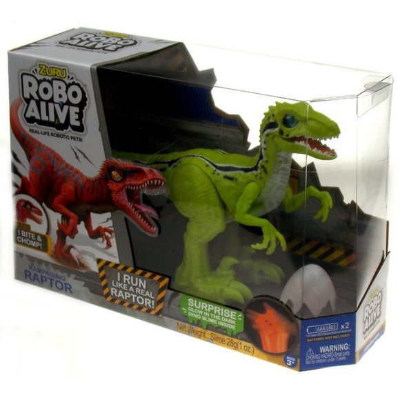 Zuru | Toys | Zuru Robo Alive Raptor Green Real Life Robotic Pets ...
